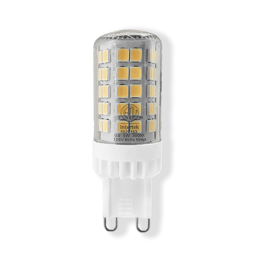 Long Life, Bright 120V G9 LED Bulbs [10 PACK] 5W, 2700K | 702 Lighting – All Lighting Direct